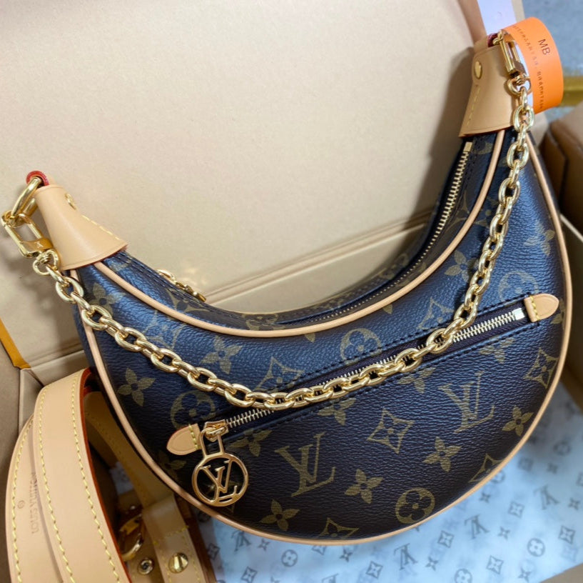 LOOP 23 IN BROWN MONOGRAM CANVAS AND LEATHER TRIM – Kal Recovery