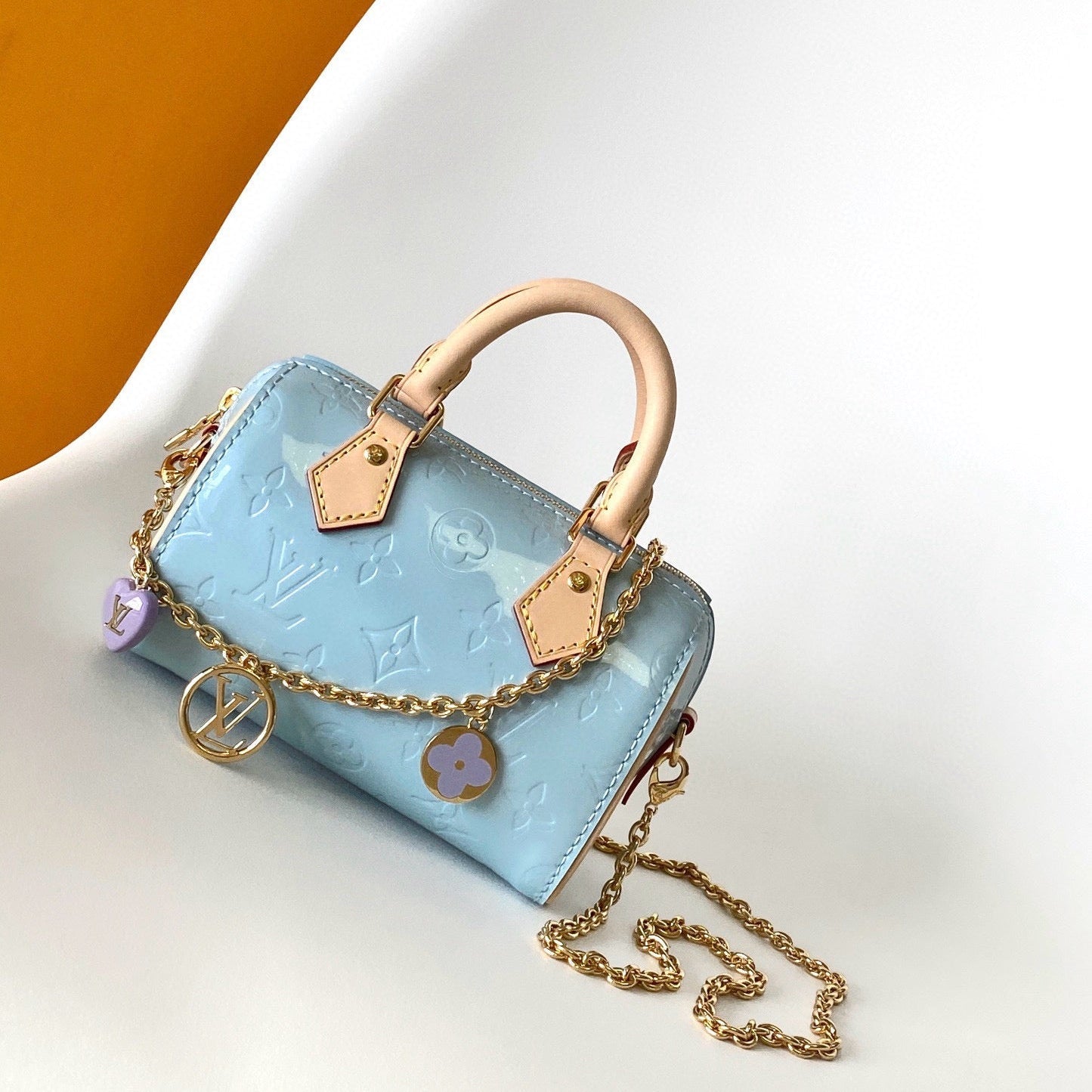 NANO SPEEDY 16 IN PASTEL MONOGRAM VERNIS GOLD HARDWARE – Kal Recovery