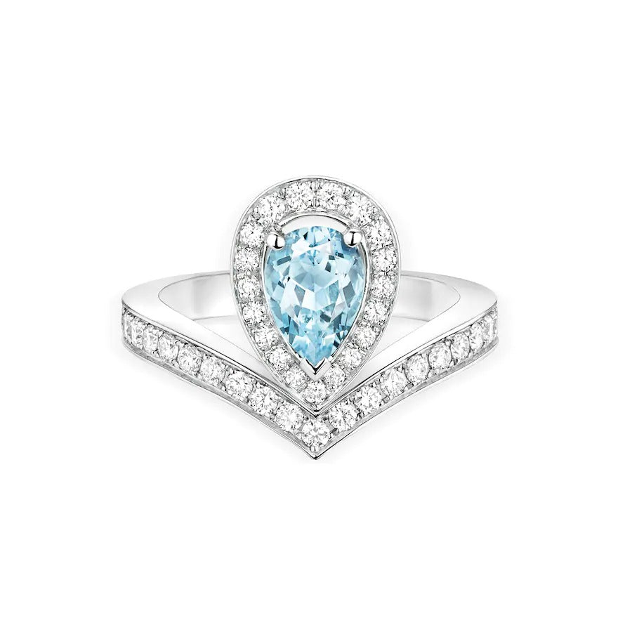 JOSEPHINE RING TURQUOISE SILVER DIAMOND – Kal Recovery