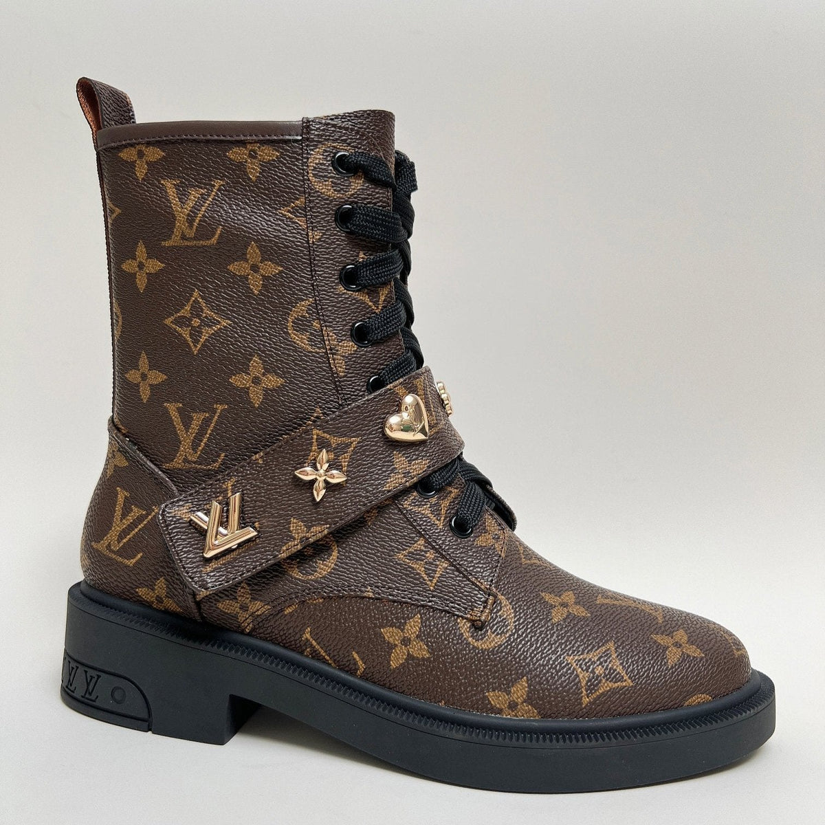 LV Citizen Boots Dark Brown Monogram Calfskin – Kal Recovery